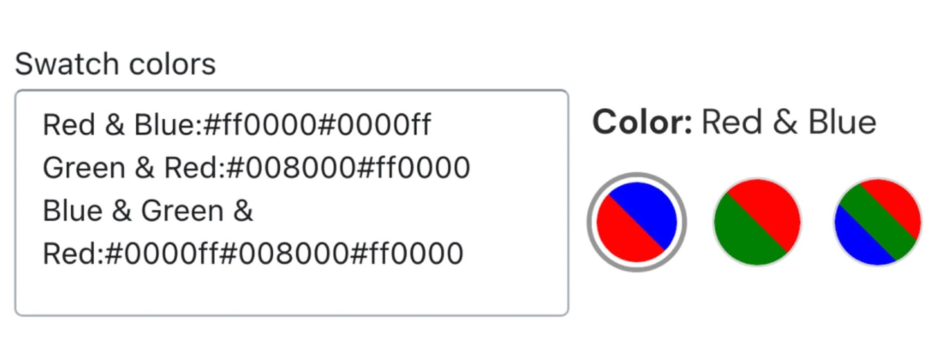 Swatches – User Guides