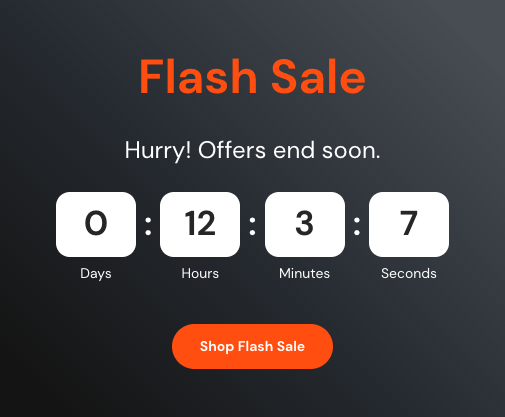 Countdown timer - Native Shopify Theme User Guide