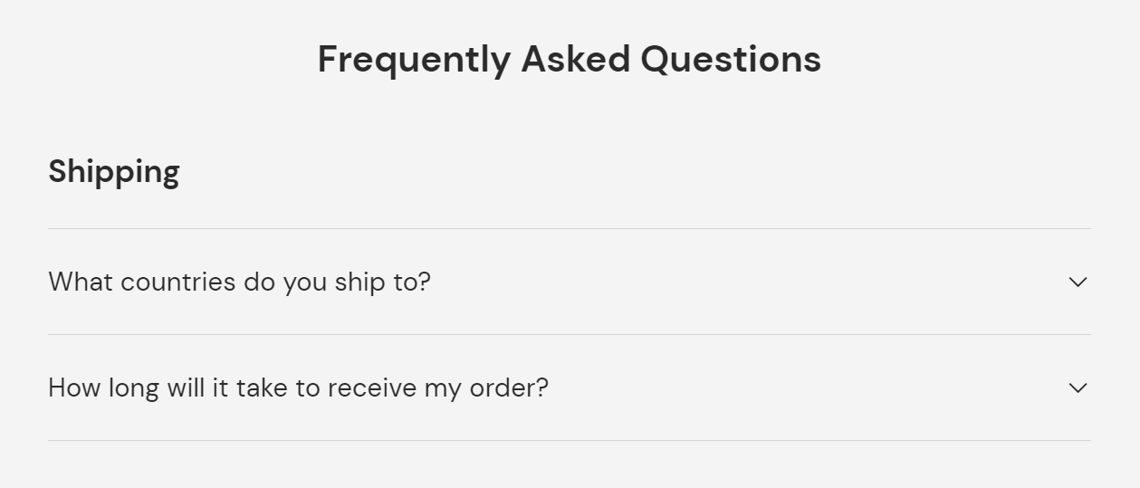 Collapsible content – User Guides