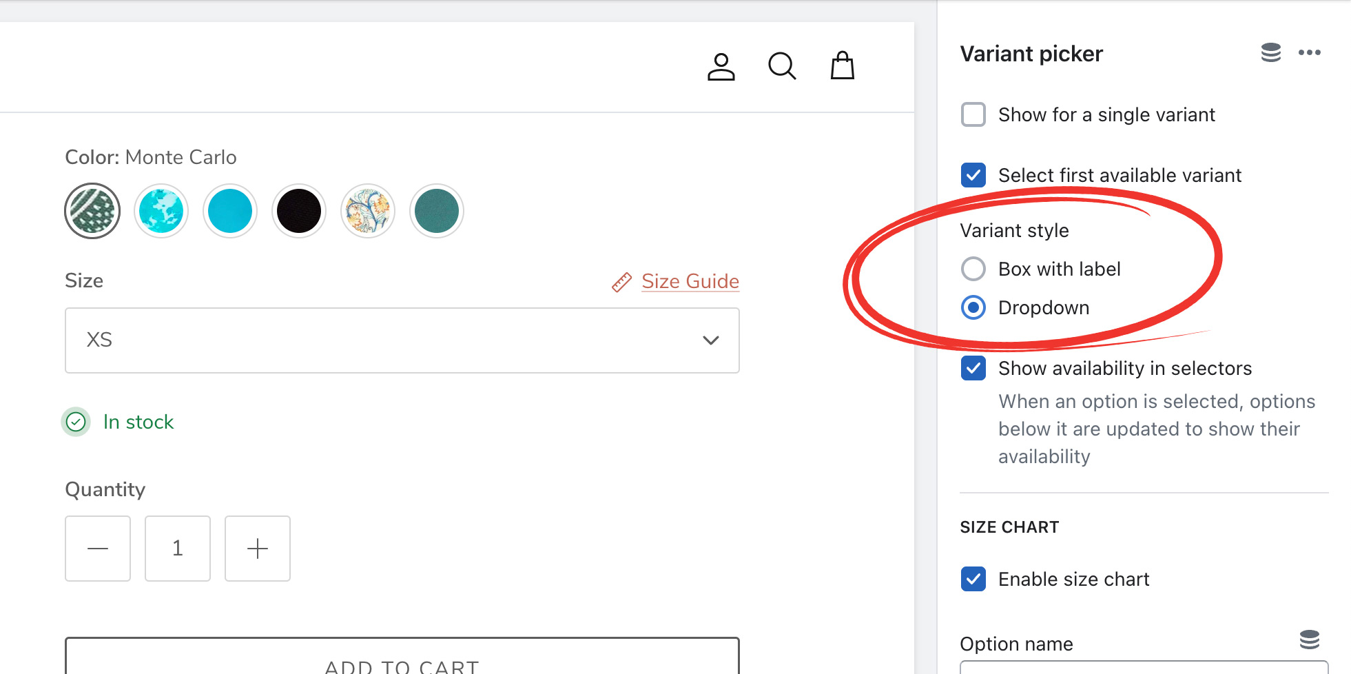 Product page – User Guides