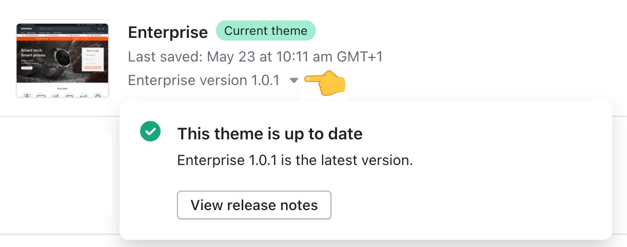 Updating themes – User Guides