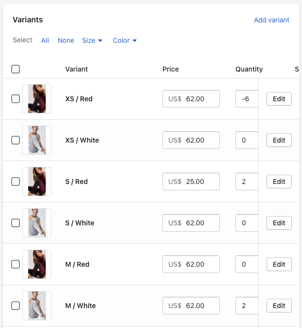 Multiple variant images – User Guides