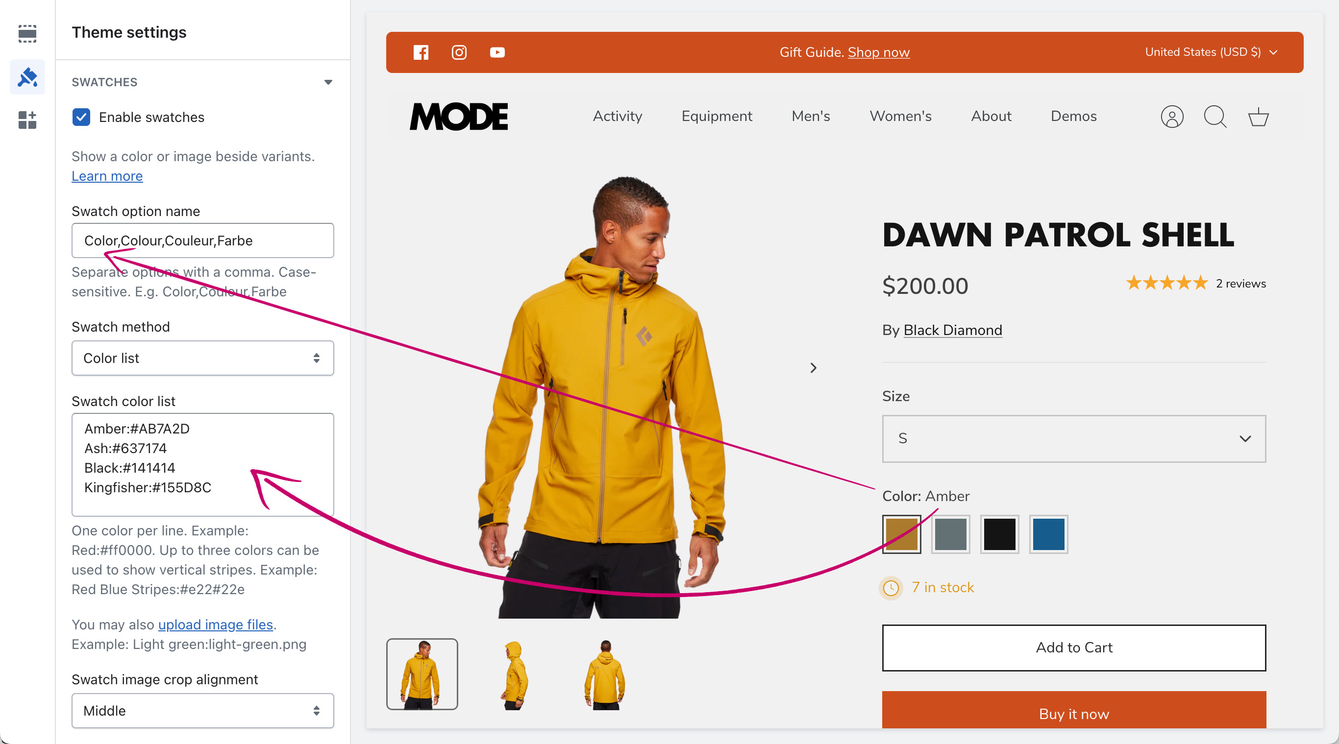 Swatches – User Guides